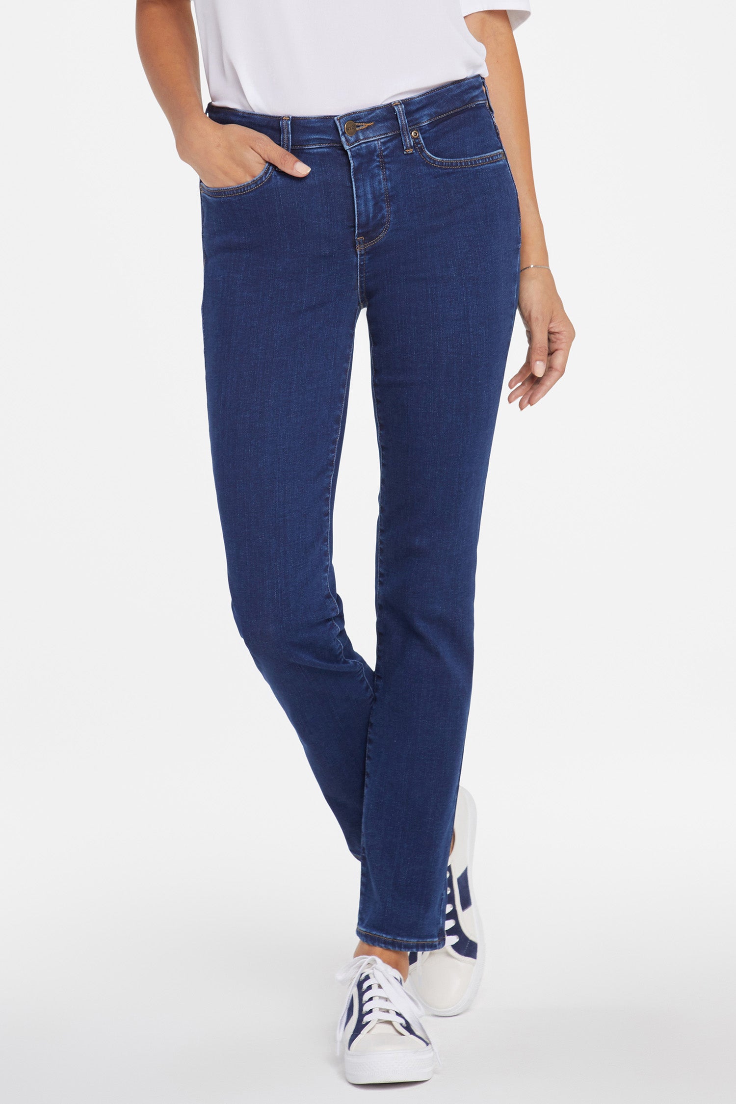 Sheri Slim Jeans In Long Inseam - Quinn Blue | NYDJ