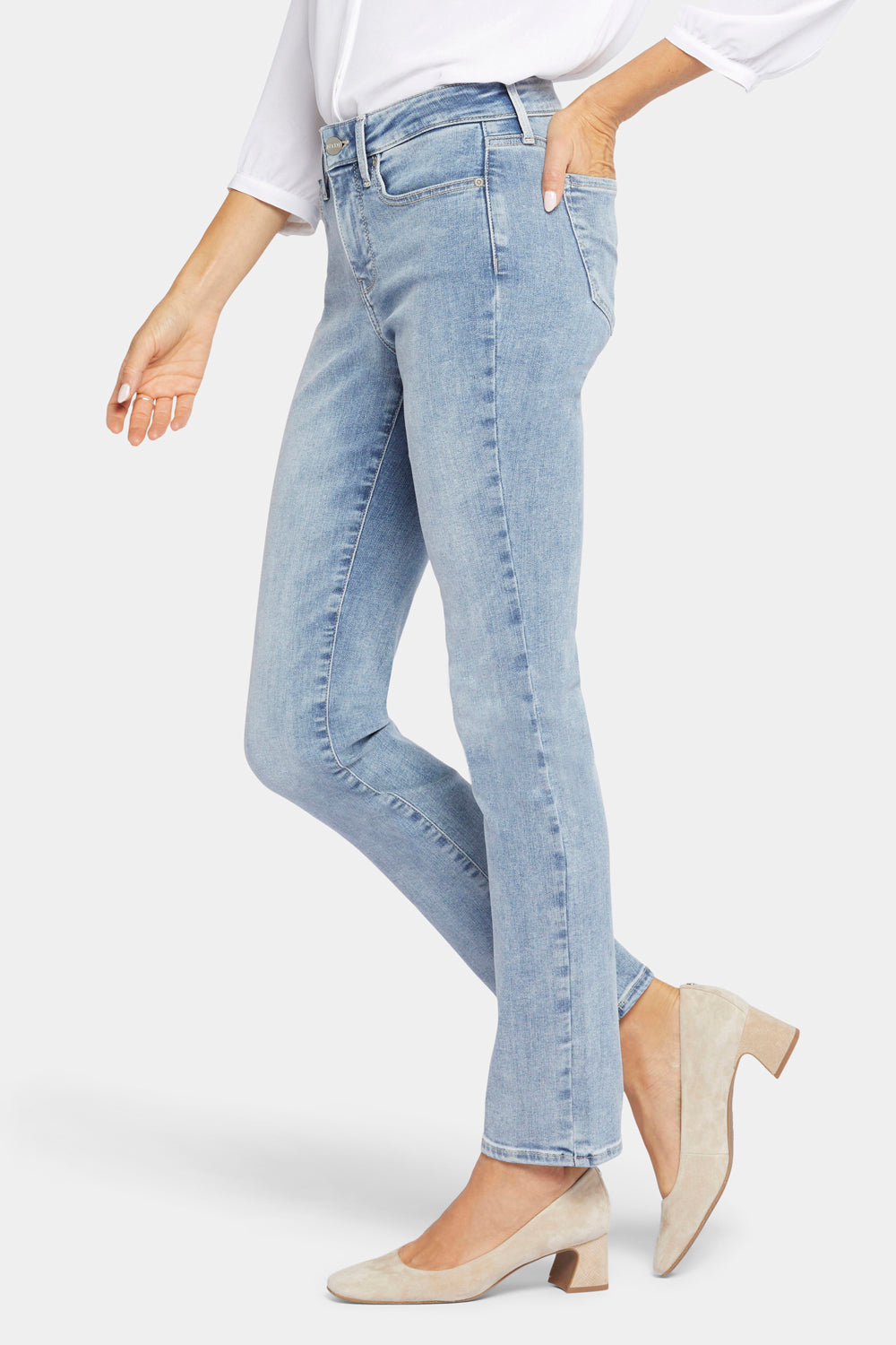 Sheri Slim Jeans In Tall With 36" Inseam - Haley Blue | NYDJ