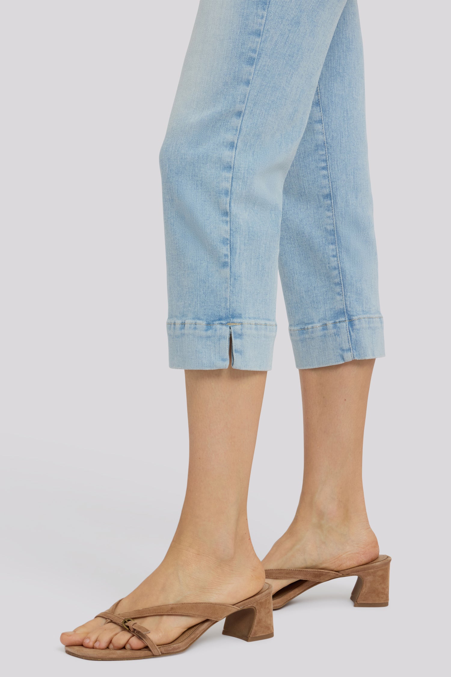Marilyn Straight Crop Jeans In Re-New™ Denim With Triple Stitching And ...