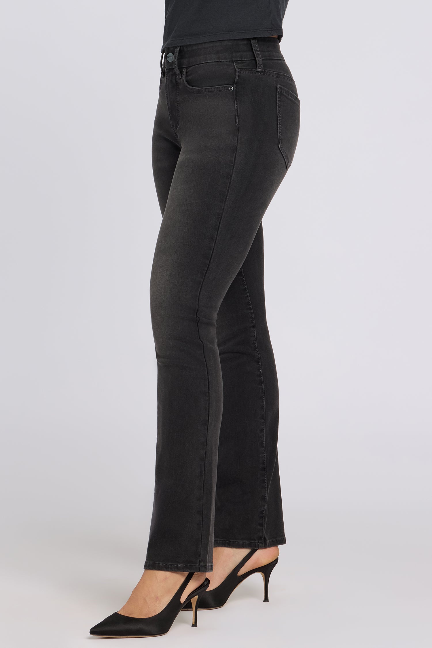 Waist-Match™ Marilyn Straight Jeans - Arch Rock Black | NYDJ