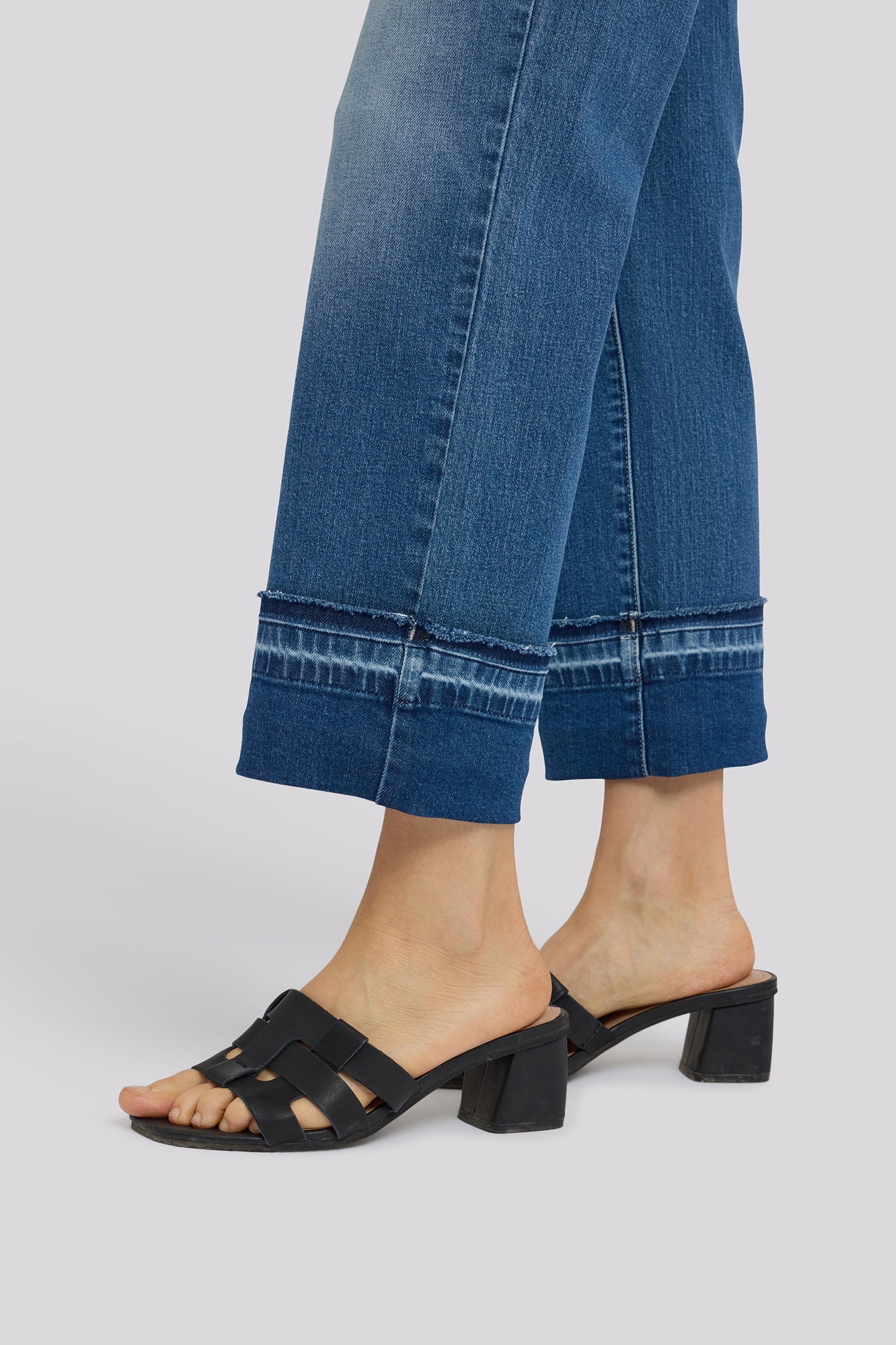 Bailey Relaxed Straight Ankle Jeans In Petite With High Rise, Criss ...