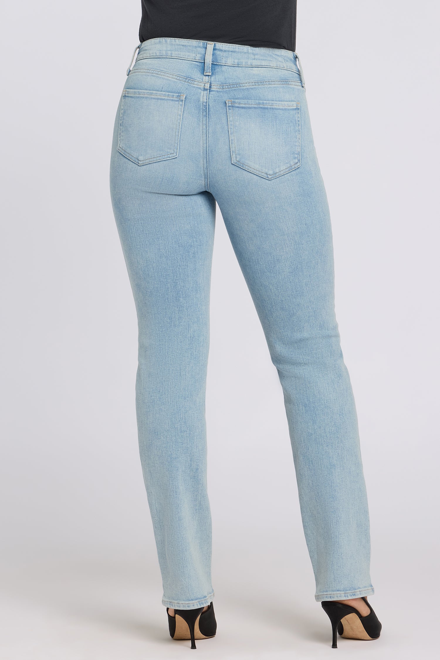 Marilyn Straight Jeans In Petite In Re-New™ Denim With High Rise And 29 ...