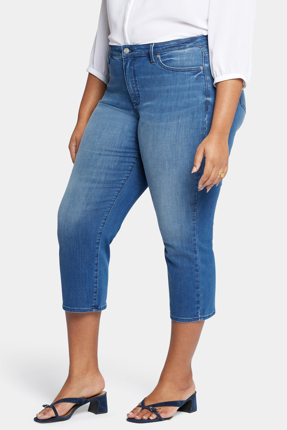 Relaxed Piper Crop Jeans In Plus Size In Cool Embrace® Denim - Melody ...
